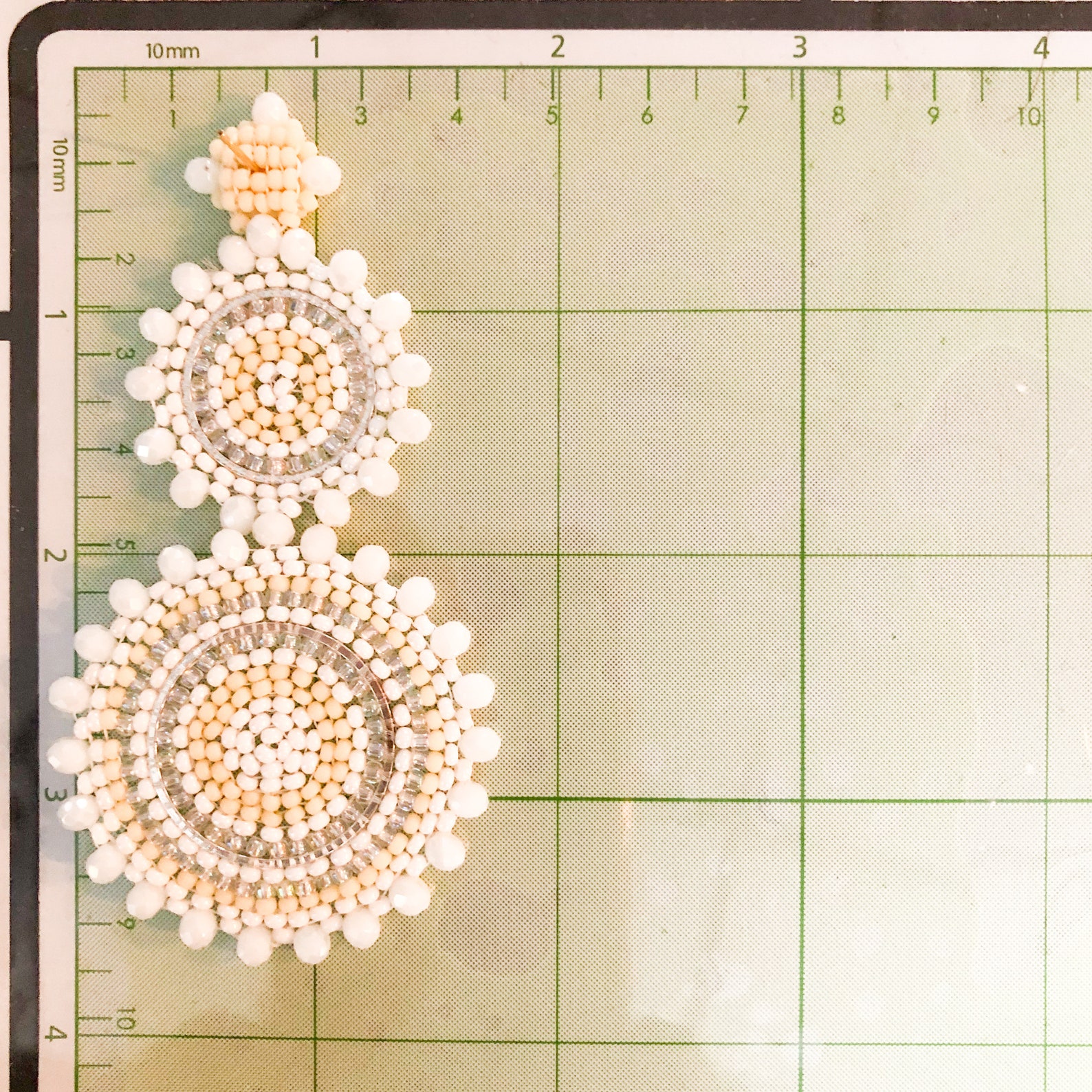 Wedding Earrings Seed Bead Post Earrings Crystal Opal | Etsy