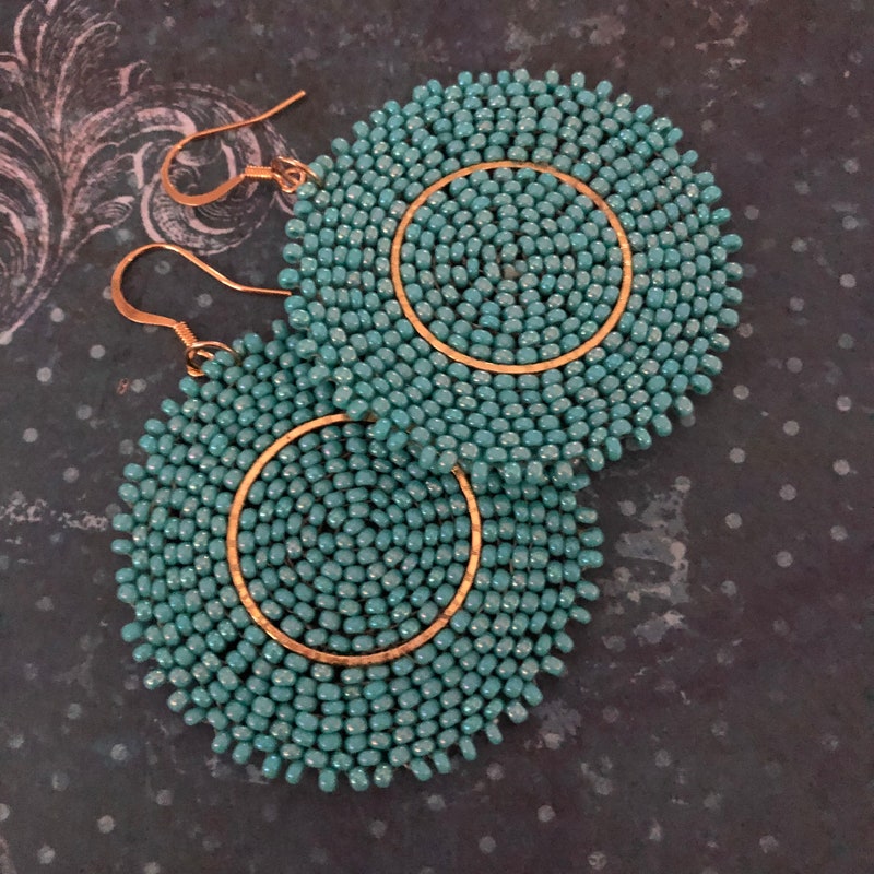 Big Round Earrings - Etsy