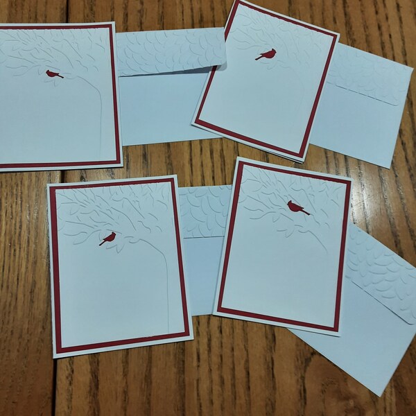 Cardinal Note Card - Etsy