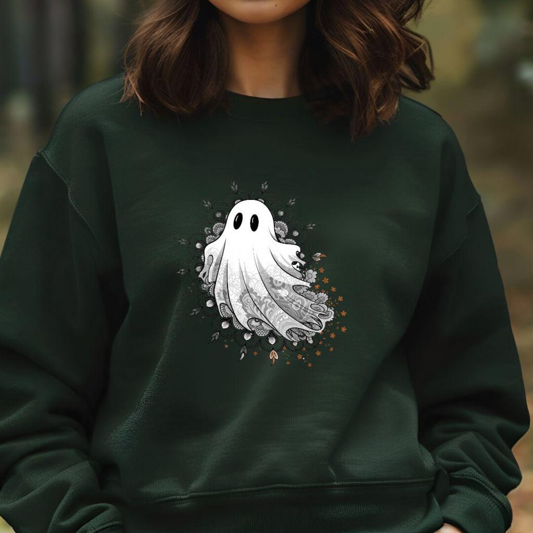 Lace Ghost PNG Sublimation Design, Halloween Fall Png, Digital Download ...