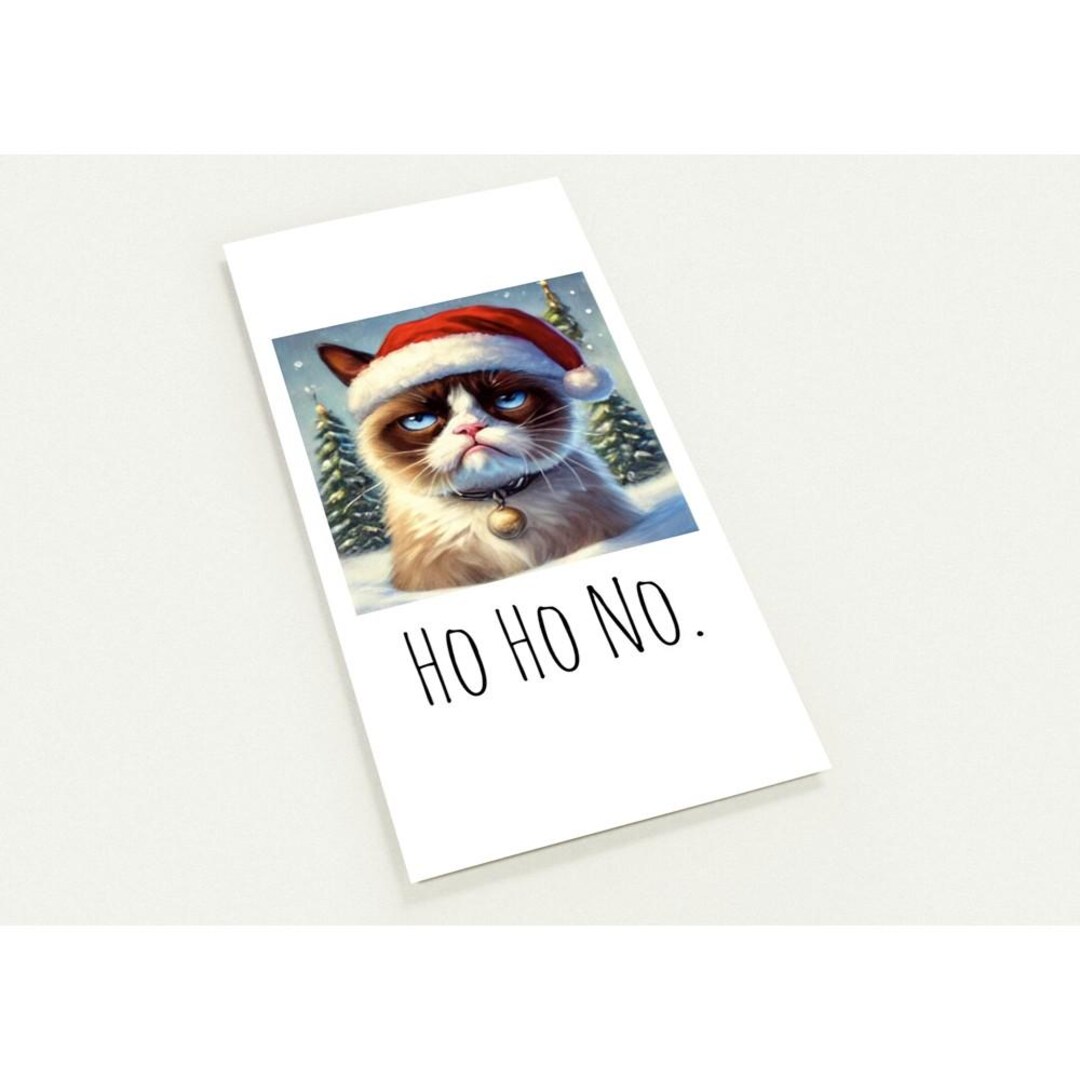Grumpy Cat Christmas Cards Pack of 10 - Etsy UK