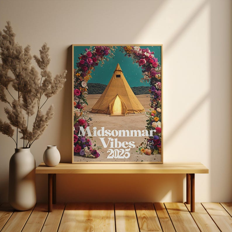 Midsommar Poster, Midsommar, Digital Download, Midsommar 2025 ...