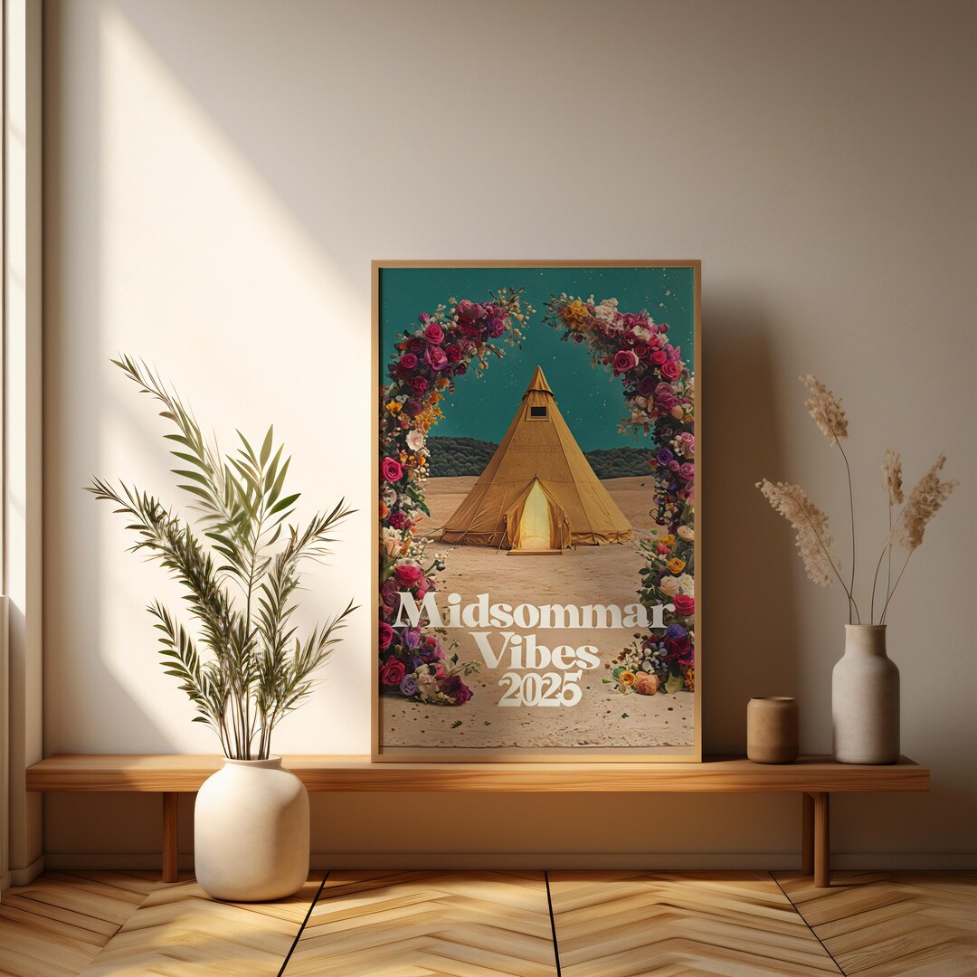 Midsommar Poster, Midsommar, Digital Download, Midsommar 2025 ...