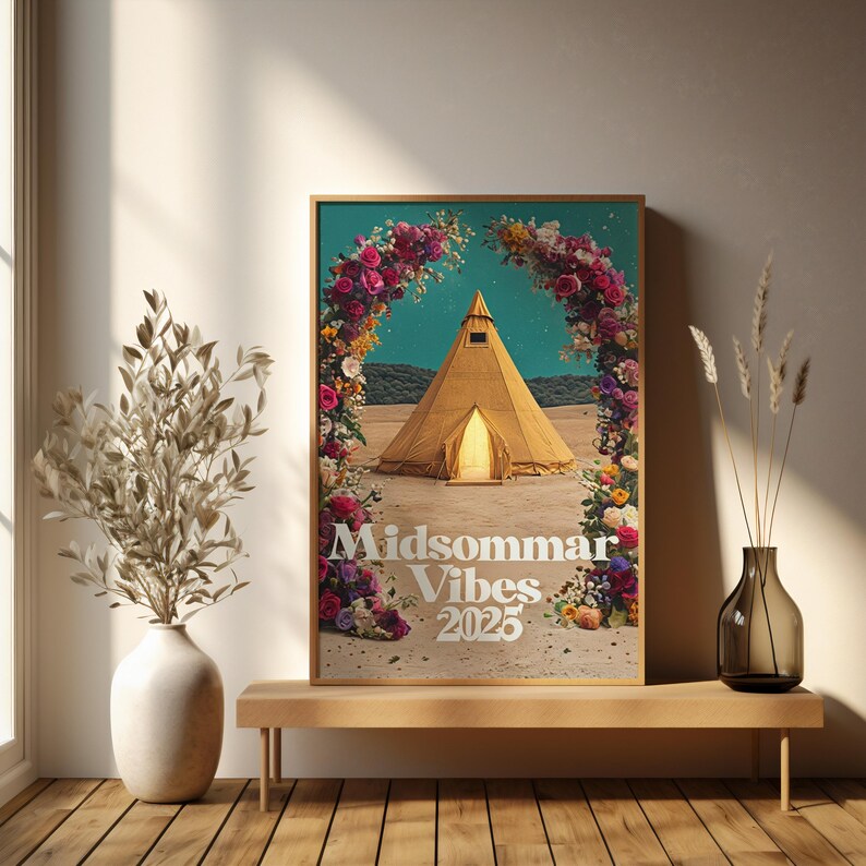 Midsommar Poster, Midsommar, Digital Download, Midsommar 2025 ...