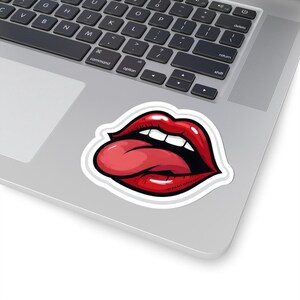 Lips Sticker Set, Kiss-cut Stickers, Love Decals, Romantic Red Lip ...