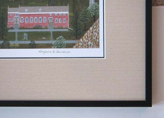 Iowa City the River Lithograph Print, Unframed or Framed, Iowa Artist ...