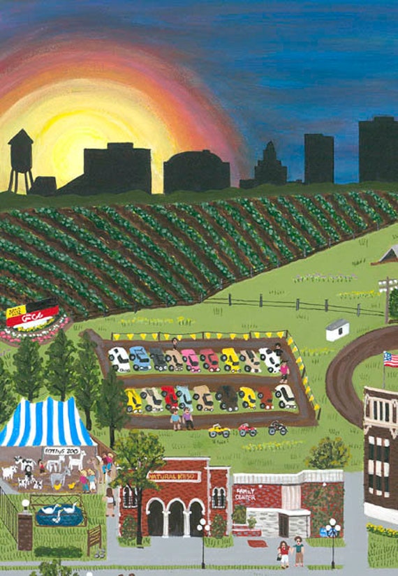 Iowa State Fair Coordinating Art Prints Iowa Artist 10 - Etsy