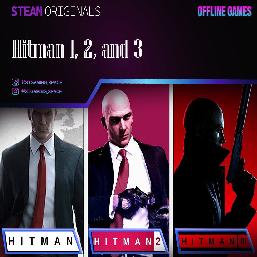 Hitman 1,2 and 3 Original Steam Game Fast Delivery - Etsy