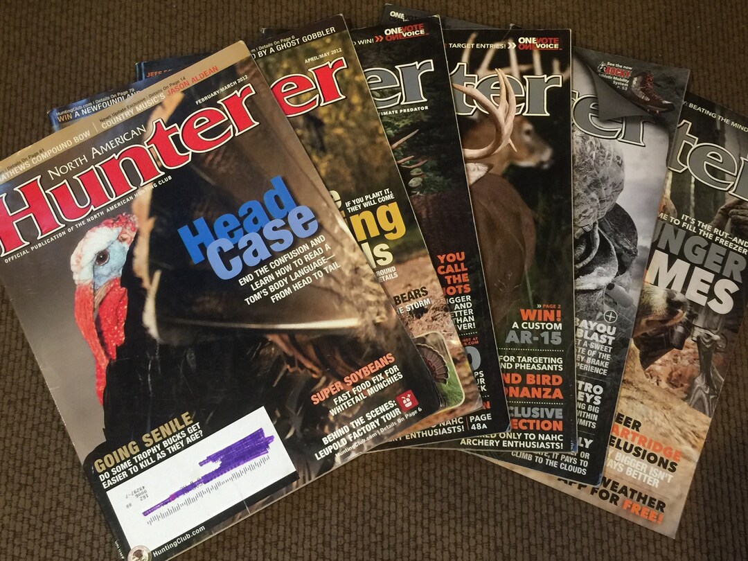 North American Hunter 6 Hunting Magazines 2012 - Etsy