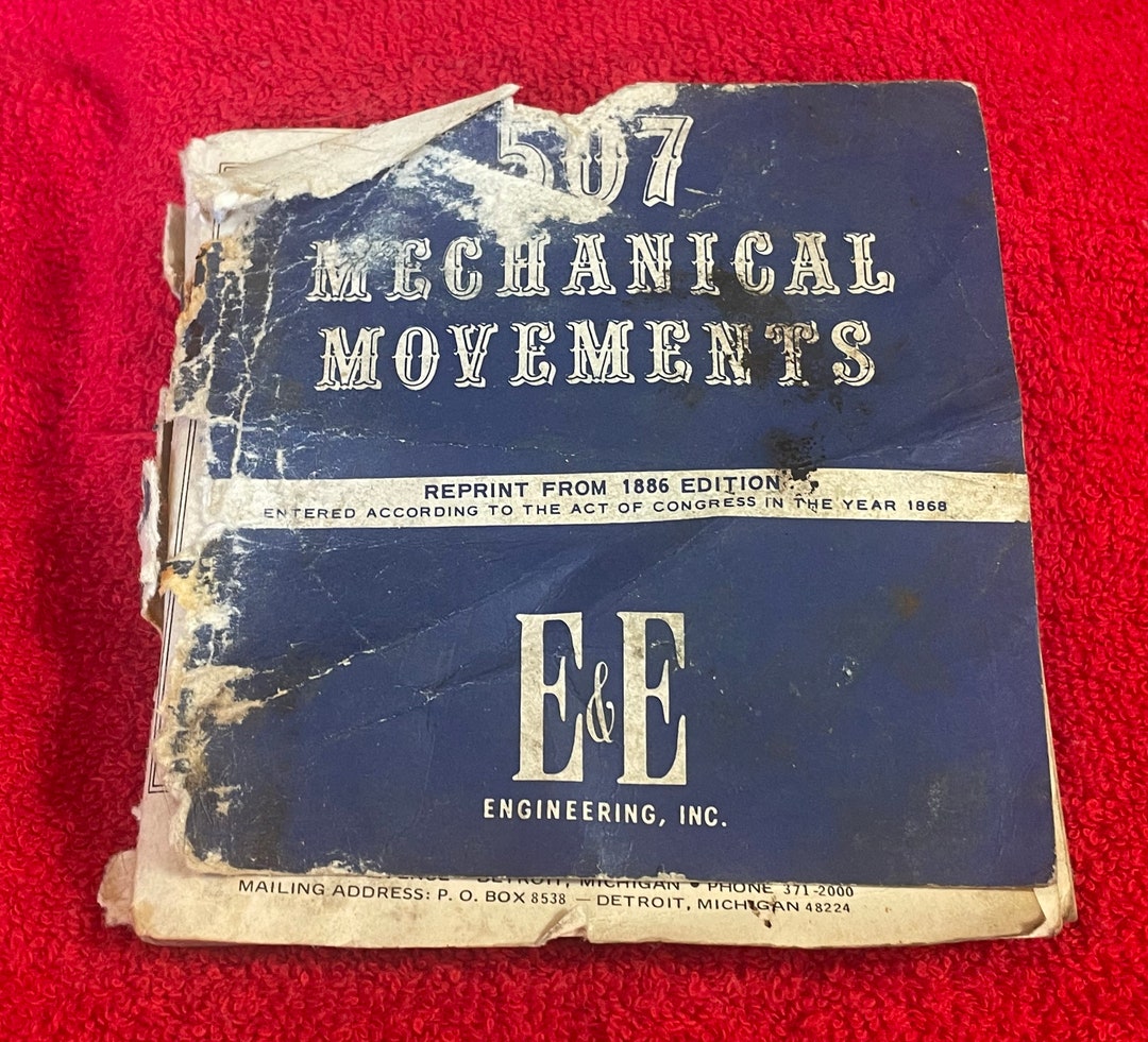 Vintage 507 Mechanical Movements Reference Book Reprint From 1886 ...