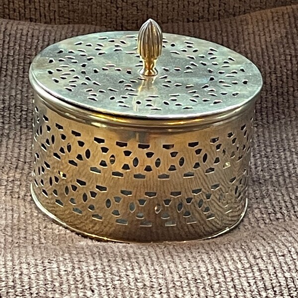 Brass Trinket Box - Etsy
