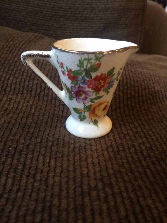 Art & Collectibles Small Vintage Ceramic Creamer Mini Pitcher ...