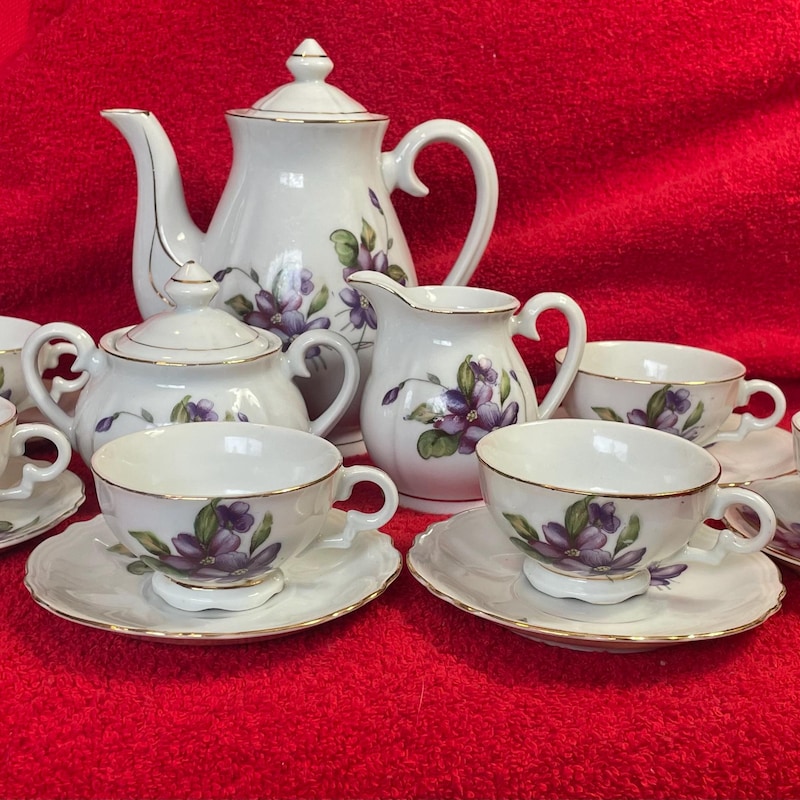 Violet Tea Cup - Etsy