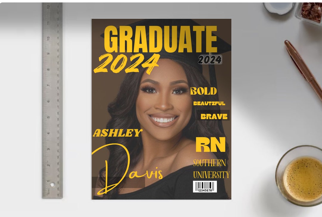 Graduation Magazine Covers - Etsy