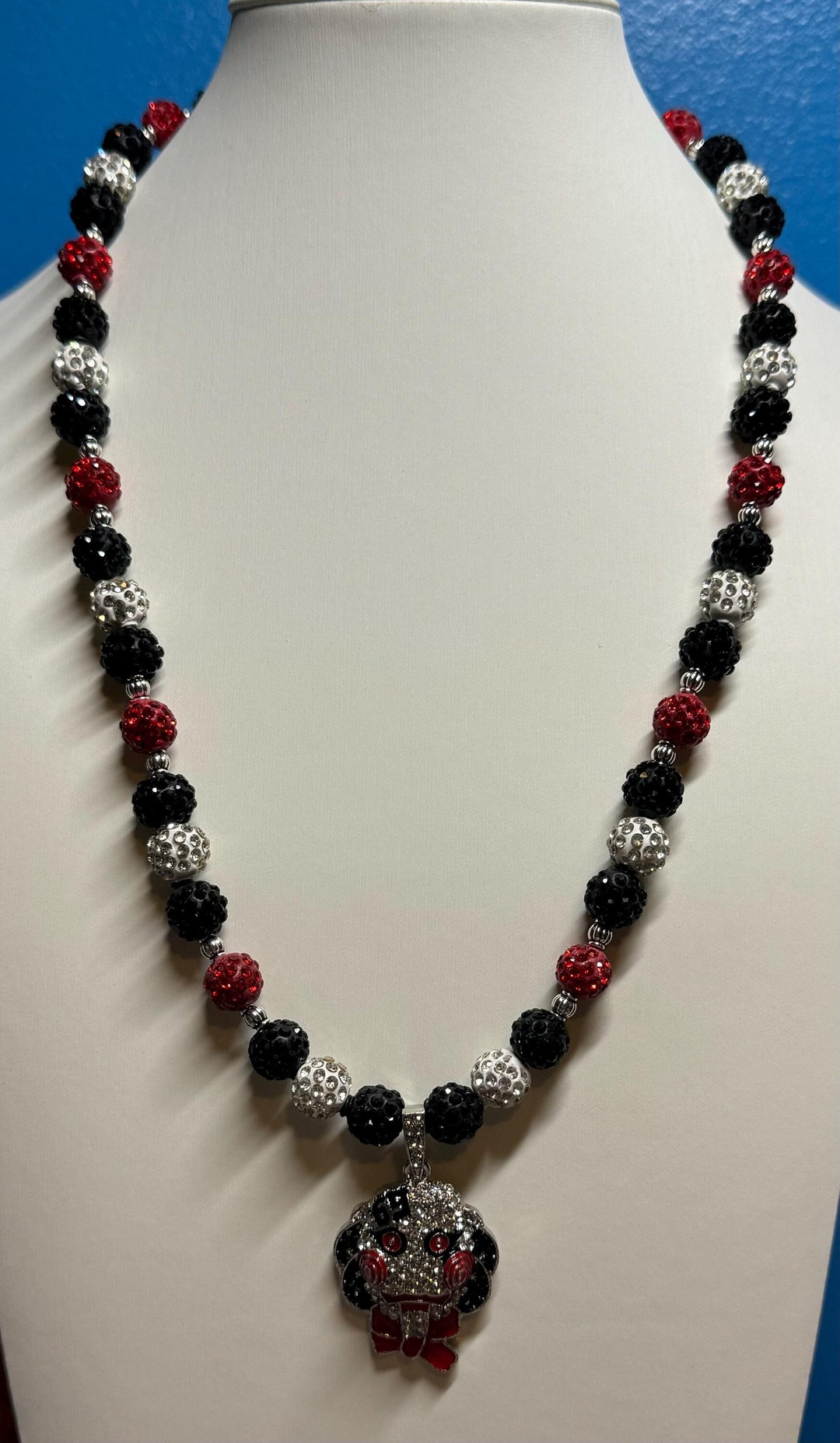 Billy From Saw Bling Pendant Necklace - Etsy