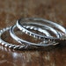 Twisted Wire Stacking Ring in Sterling Silver, Rope Stacking Ring Sterling Silver, Twisted ...