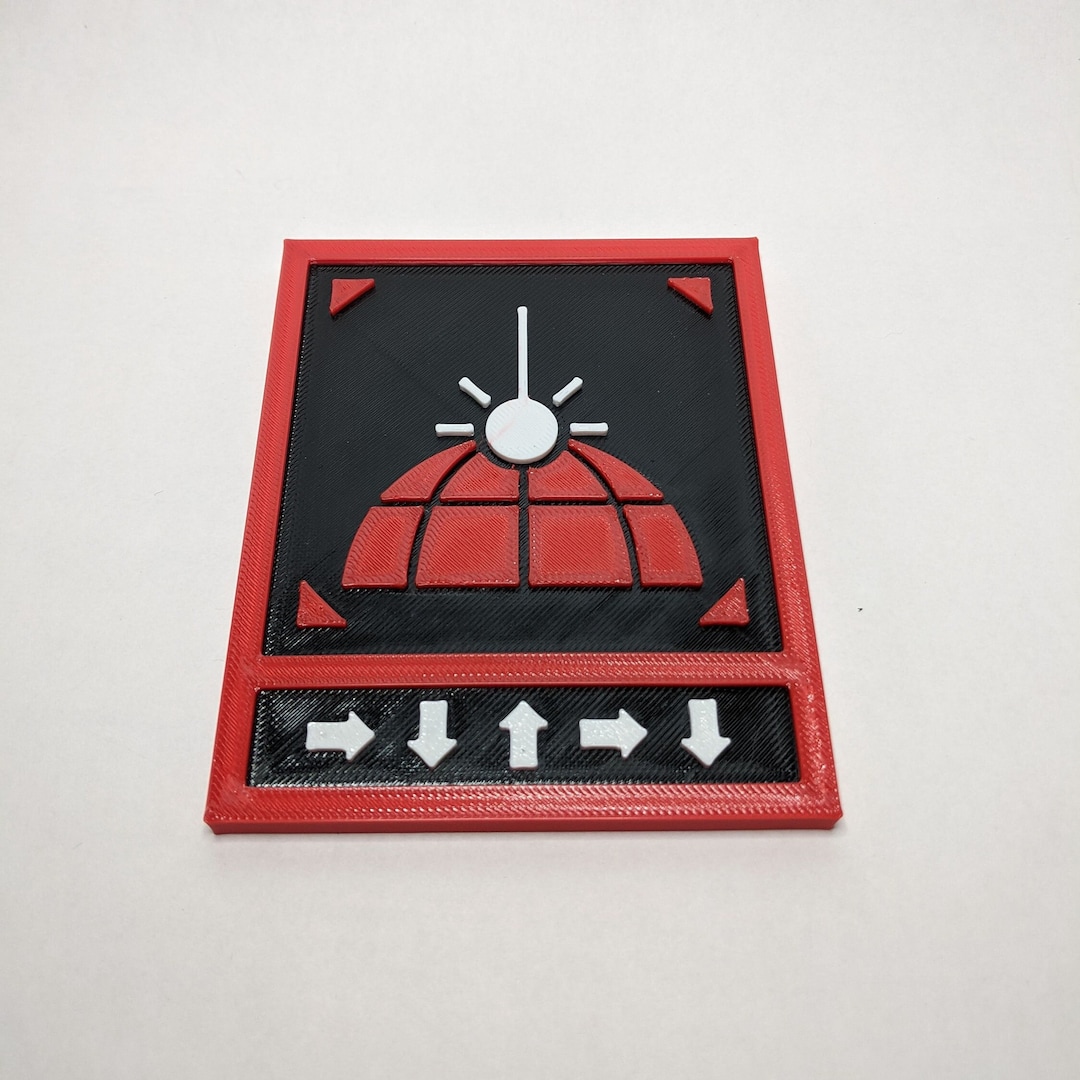 Helldivers 2 Orbital Laser Stratagem Plaque - Etsy