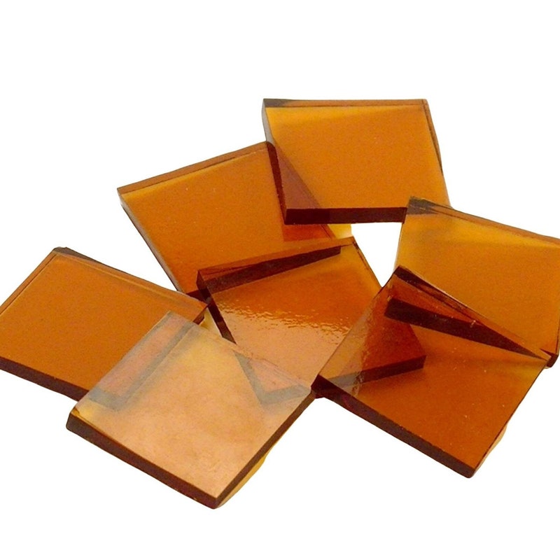Amber Stained Glass Sheets - Etsy