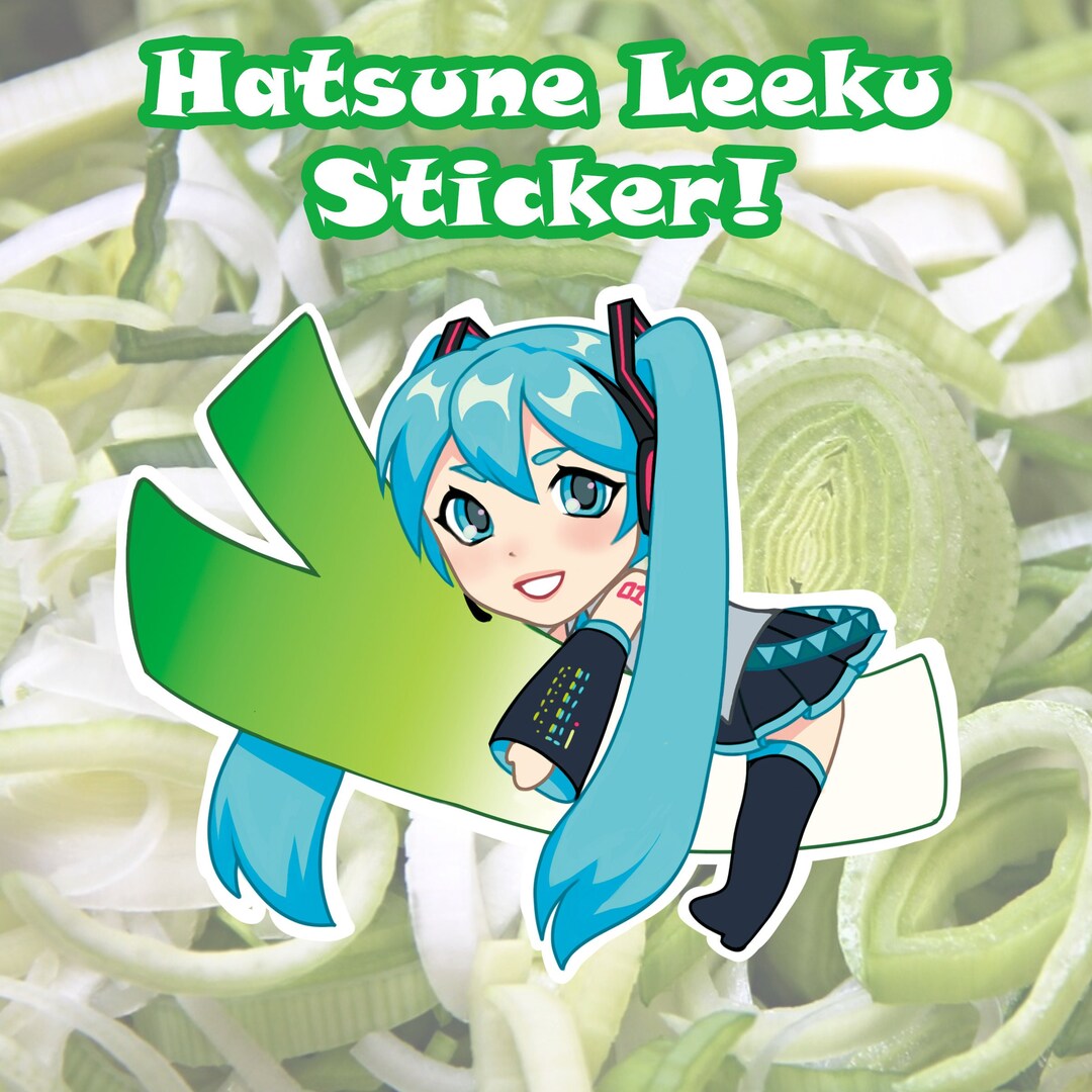 Hatsune Miku (leeku) Sticker - Etsy
