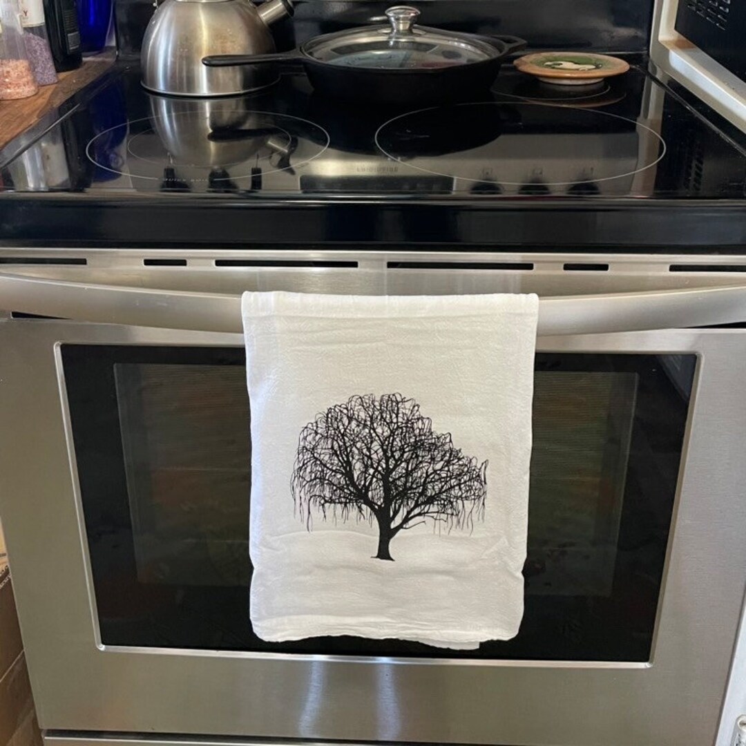 Kitchen Towel Willow Tree Print - Etsy