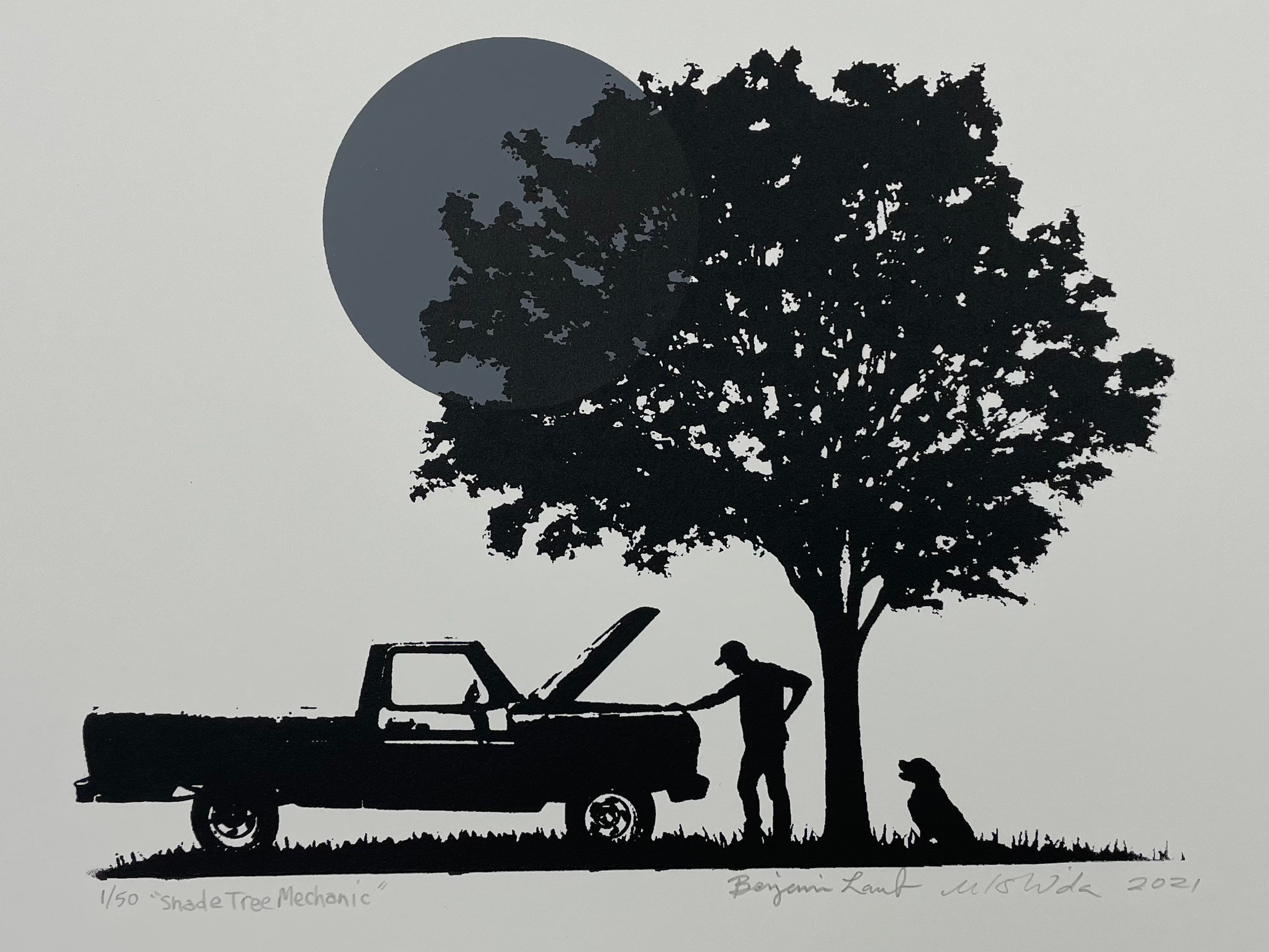 Shade Tree Mechanic Silkscreen Print 11 X 14 - Etsy