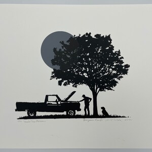 Shade Tree Mechanic Silkscreen Print 11 X 14 - Etsy