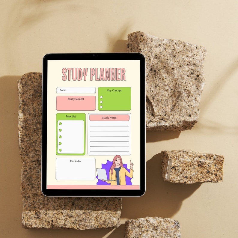 STUDY Planner, for Different Class Including Bible Study, iPad Planner, Digital Study Planner ...