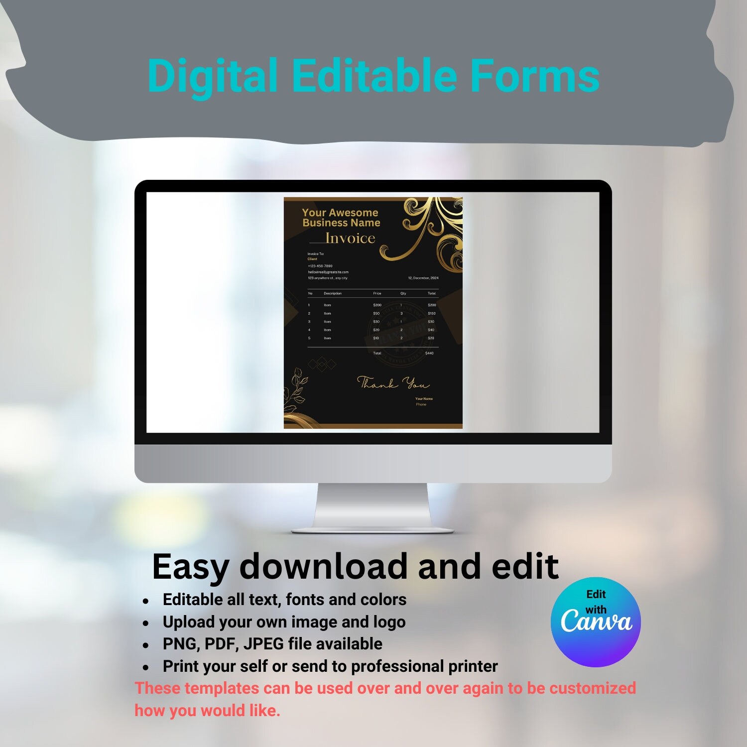 Simple Wedding Checklist Printable Canva Template, Canva Editable ...