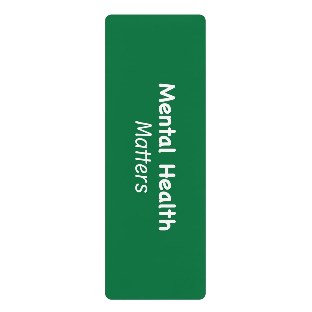 Mental Health Matters Rubber Yoga Mat - Etsy