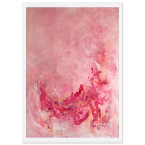 Joy Abstract Painting / Fine Art Poster 50x70 Cm / 20x28″ - Etsy