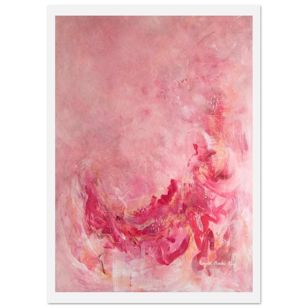 Joy Abstract Painting / Fine Art Poster 50x70 Cm / 20x28″ - Etsy