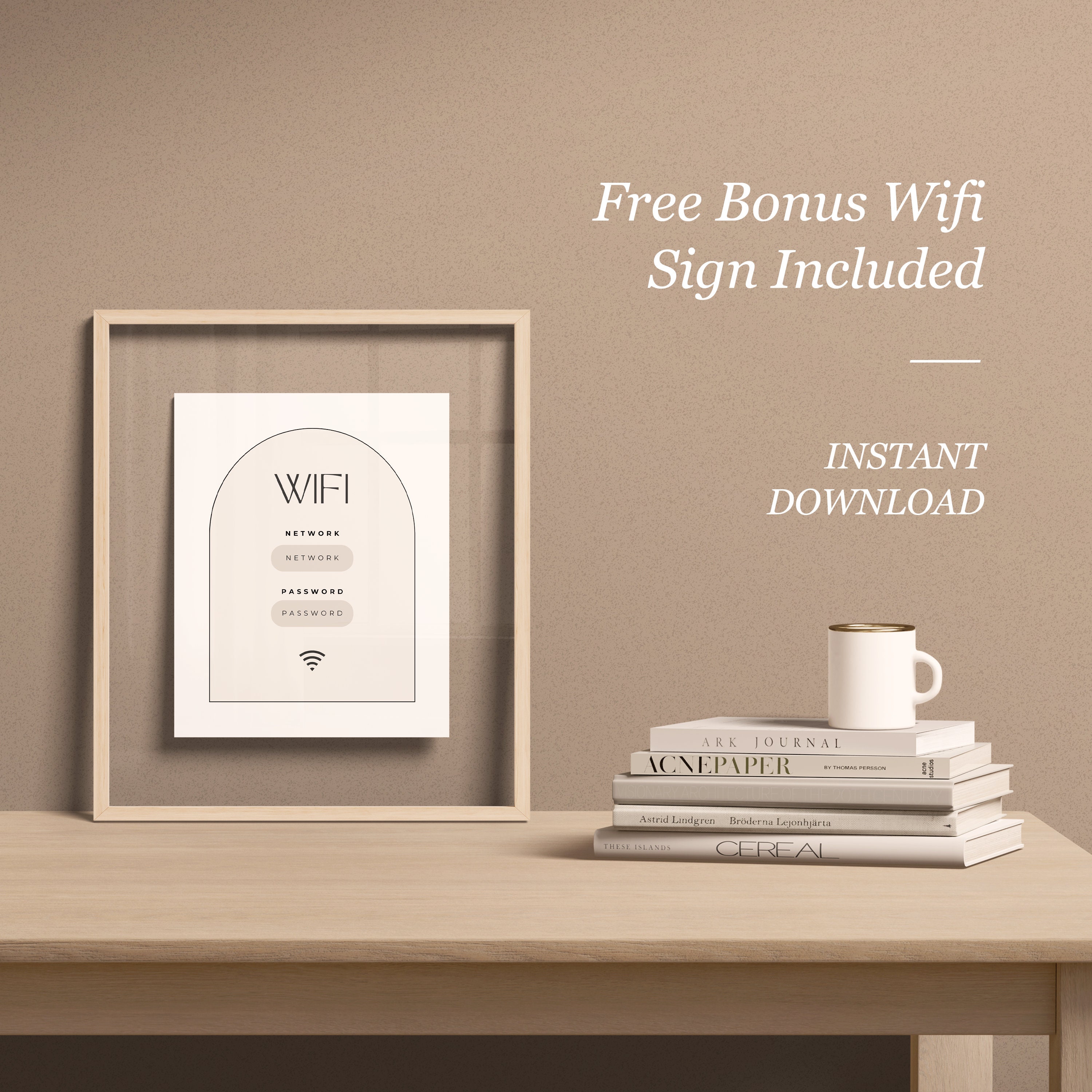 Airbnb Welcome Sign Bundle for Airbnb Host Customizable Wall Signs ...