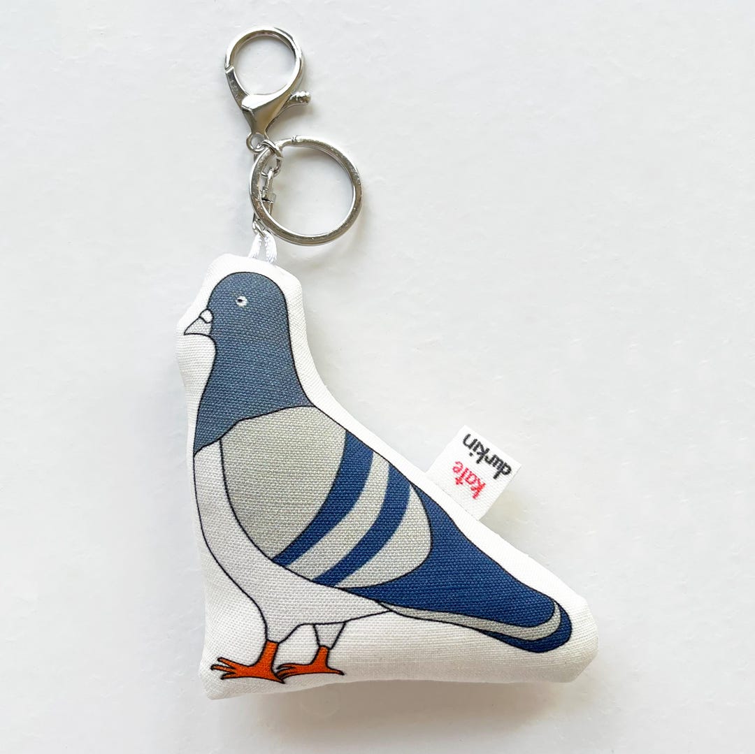 Pigeon Soft Key Chain Bag Charm - Etsy