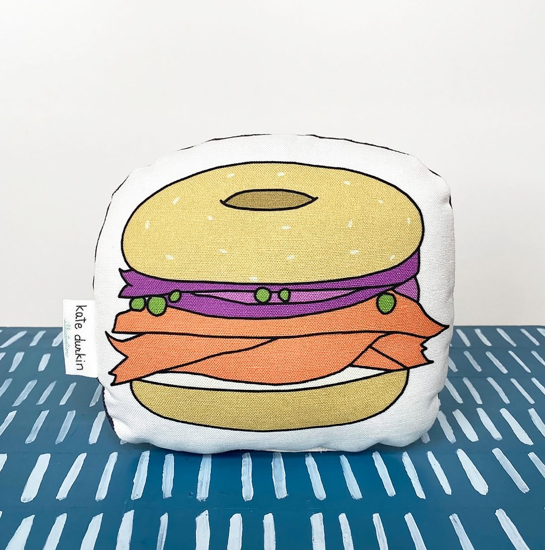 Mini Plush Bagel, Stuffed Toy - Etsy