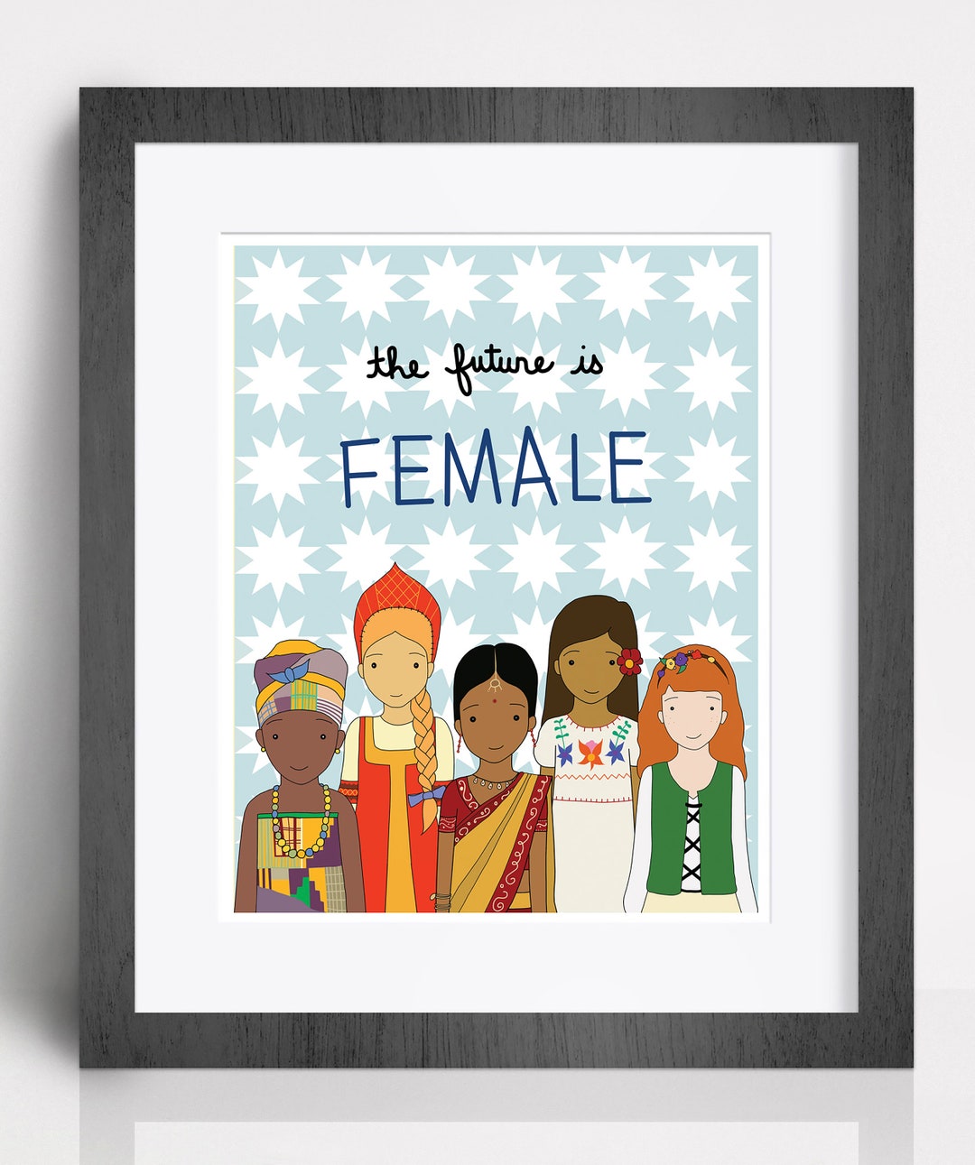 The Future is Female Print, Fine Art Print by Kate Durkin - Etsy