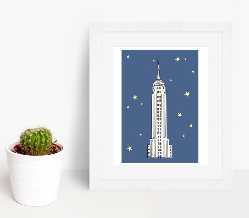 Empire State Building Print Fine Art Print by Kate Durkin | Etsy