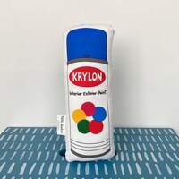 Krylon Vintage Bright Yellow Spray Paint Can Sticker | Vinyl Sticker ...