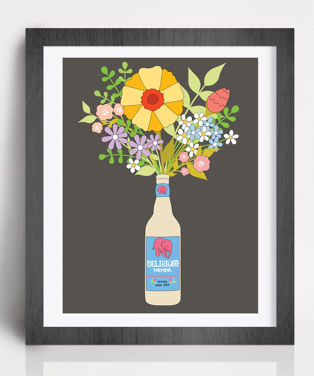 Delirium Flowers Print, Fine Art Print by Kate Durkin - Etsy