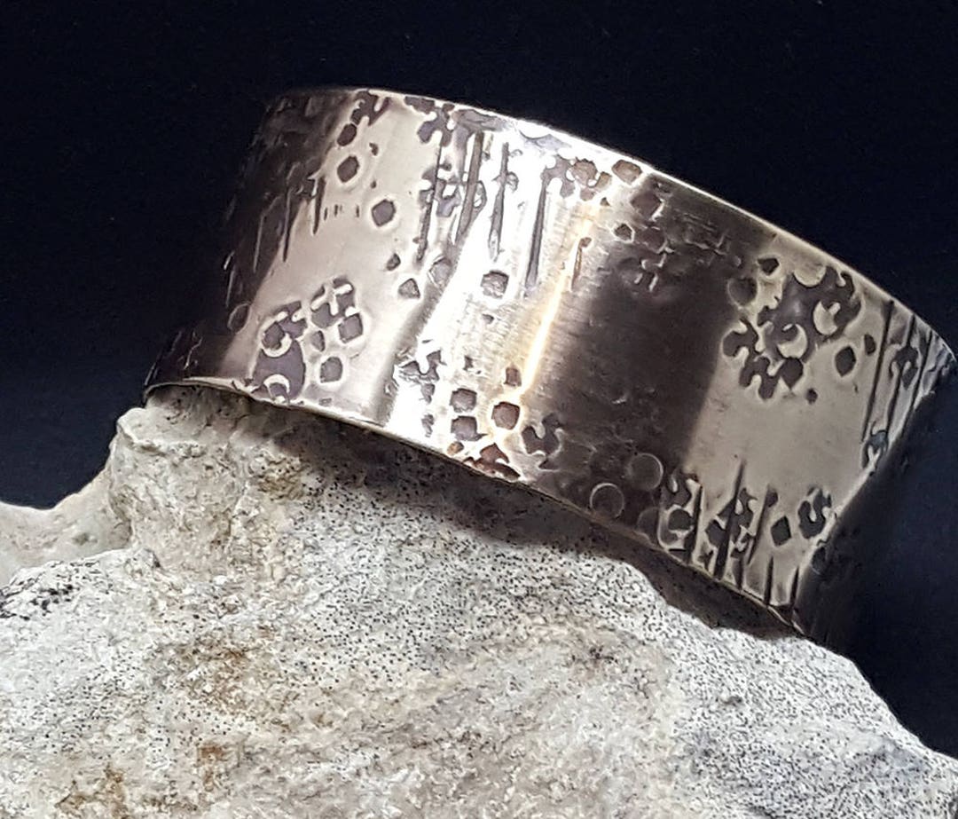 Simple 1 Distressed Brass or Copper Statement Cuff, Small Copper Bracer ...