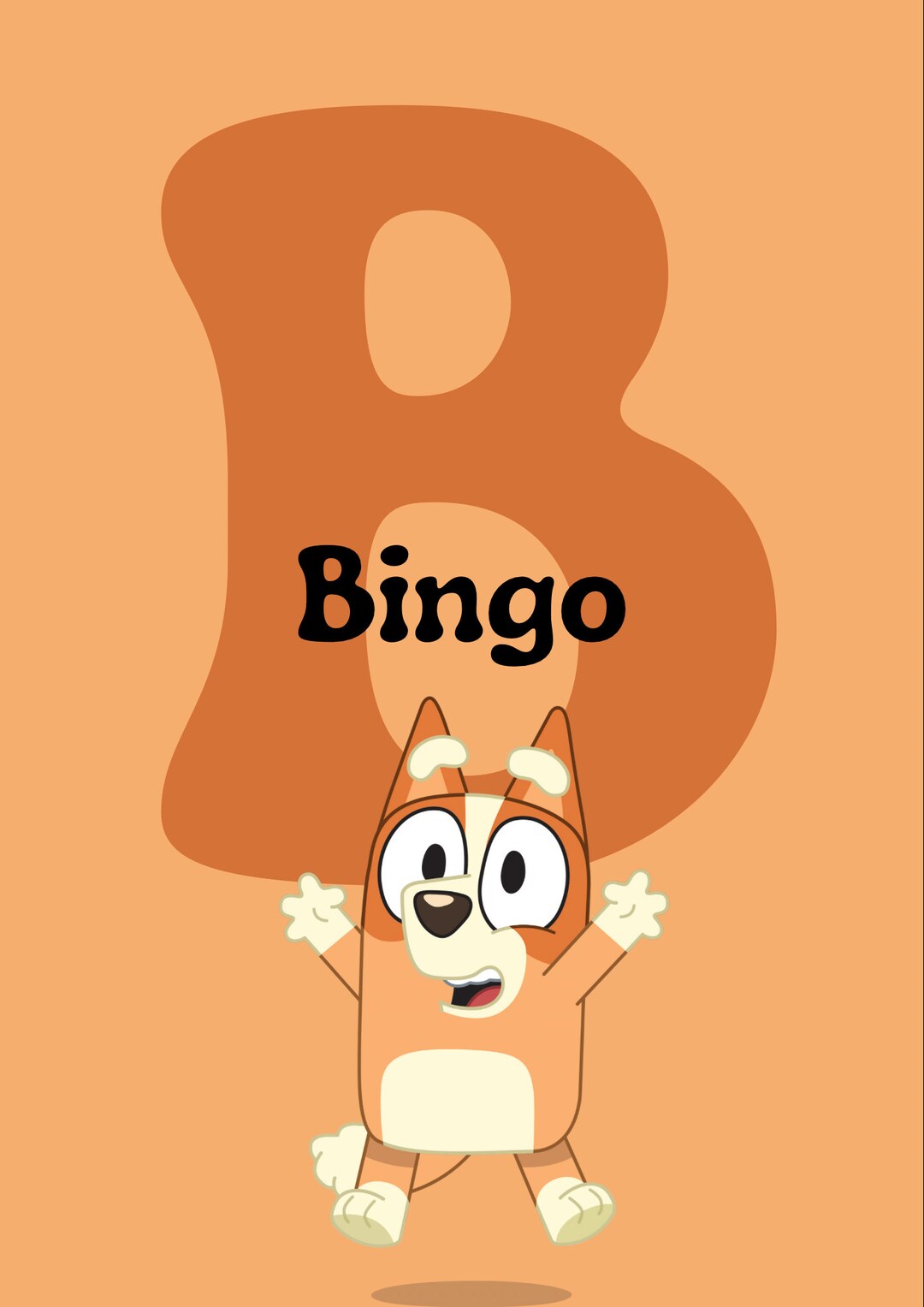 A4 Personalised Bingo Name Poster - Etsy