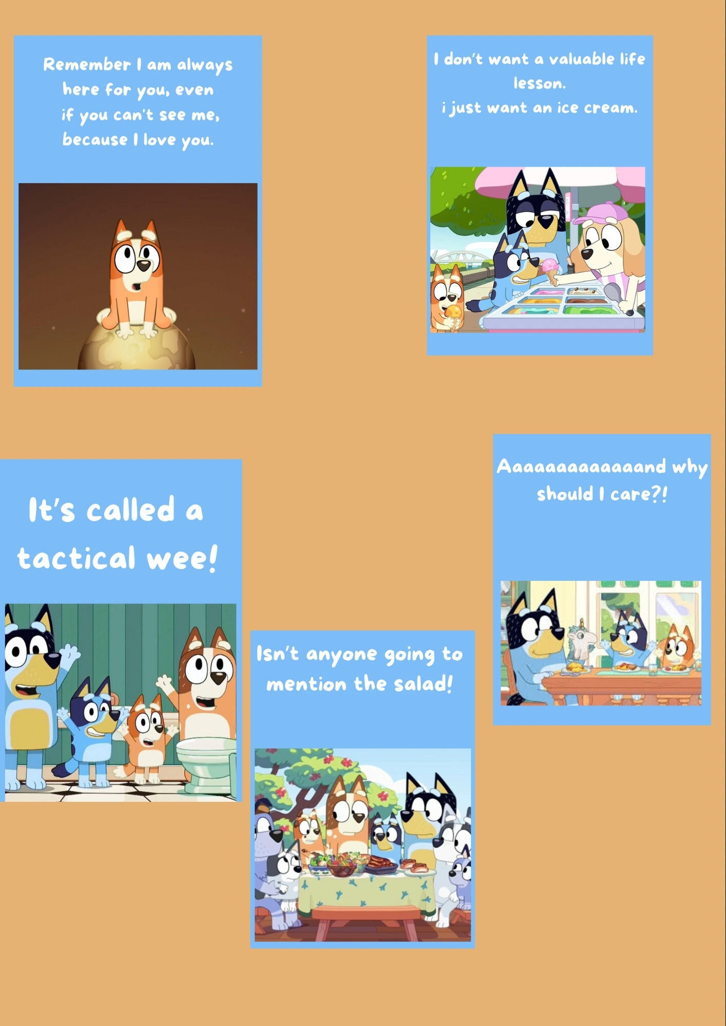 5x Bluey Wall Posters - Etsy