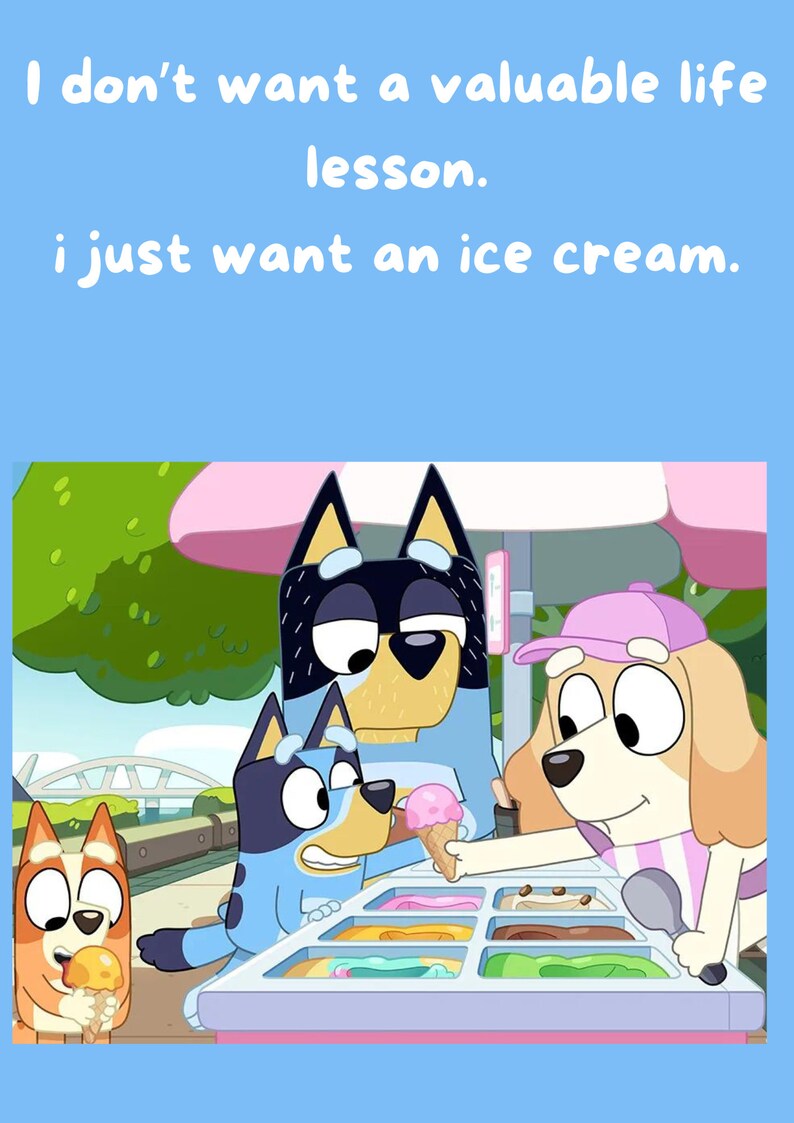 5x Bluey Wall Posters - Etsy