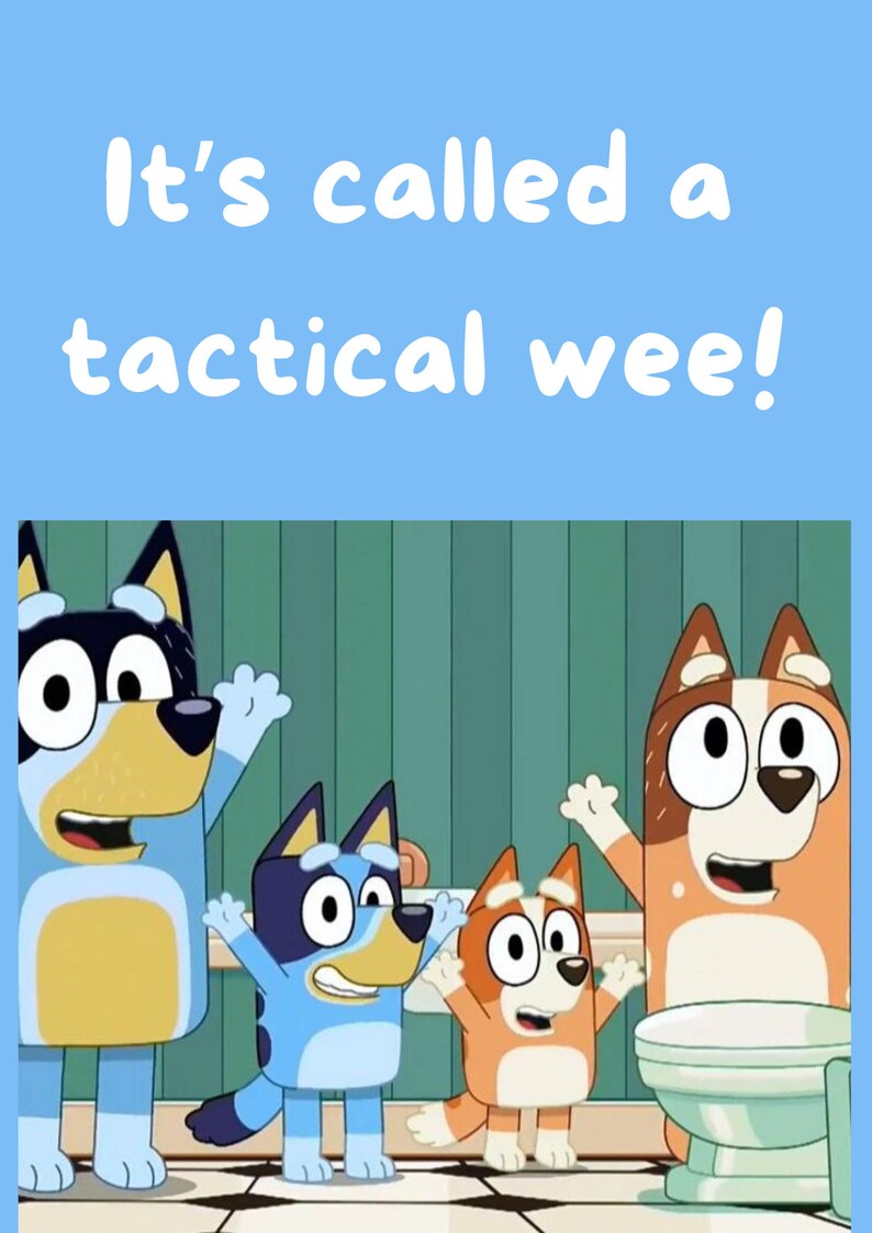 5x Bluey Wall Posters - Etsy