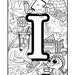 26 Alphabet Coloring Pages Digital Print Pages - Etsy