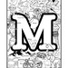 26 Alphabet Coloring Pages Digital Print Pages - Etsy