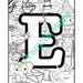 26 Alphabet Coloring Pages Digital Print Pages - Etsy
