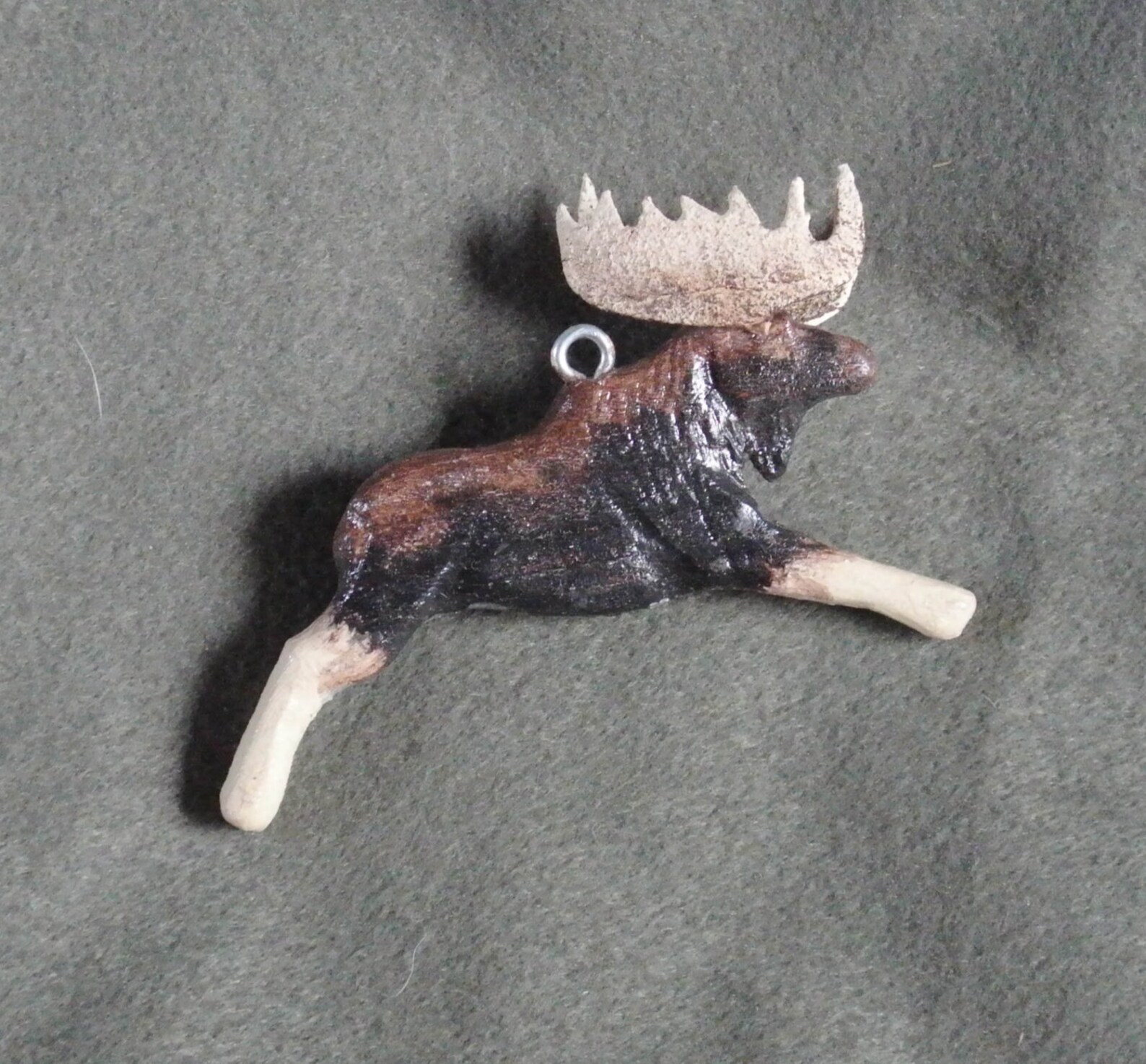 Moose Home Decor Hanger-sculpted Hand Painted | Etsy