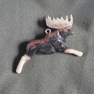 Moose Home Decor Hanger-sculpted, Hand Painted - Etsy