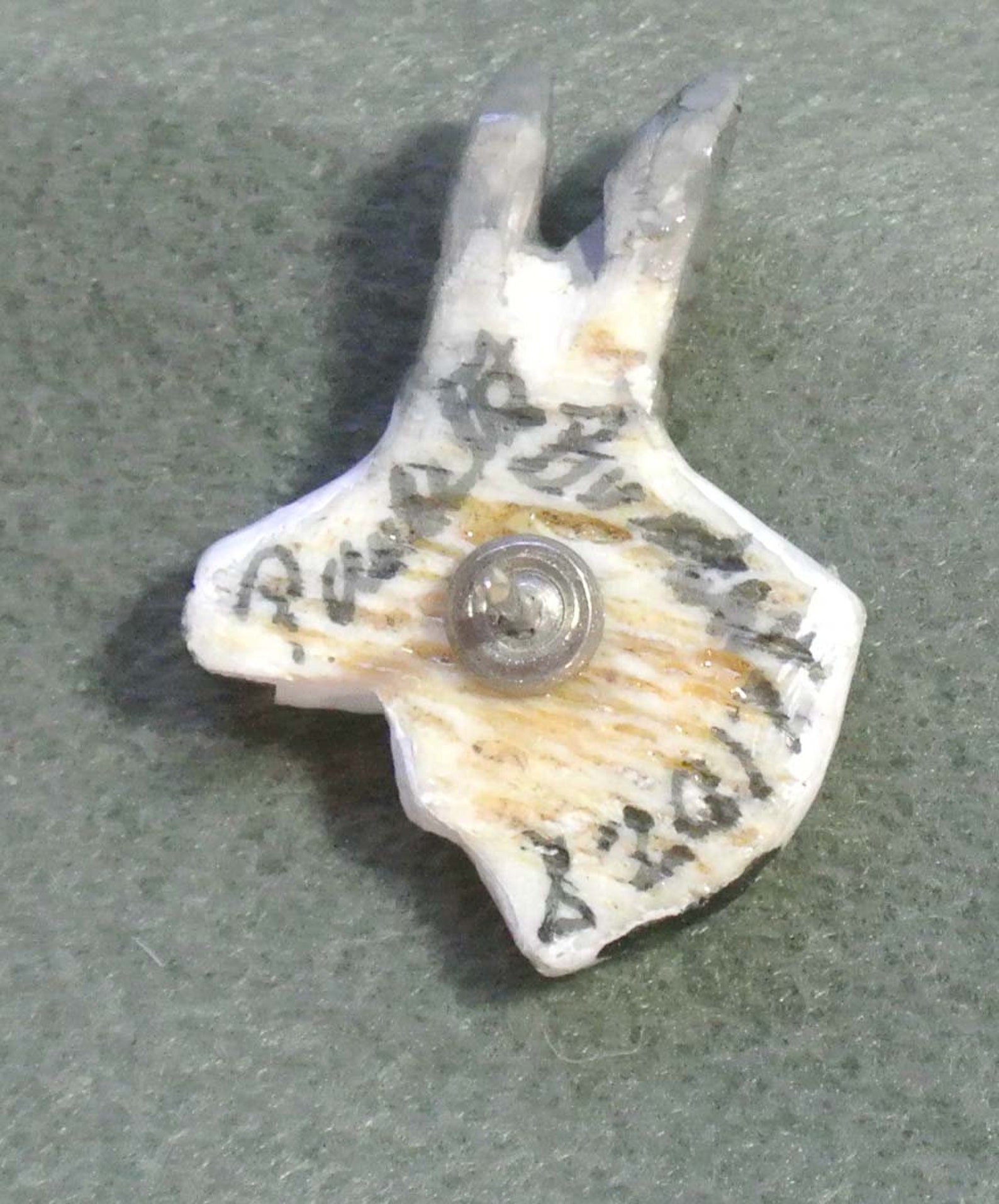 4 Horned Lilac Jacobs Sheep Bone Pin-sculpted Handmade - Etsy
