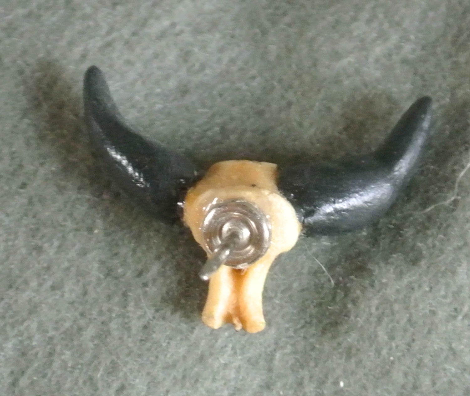 Steer Skull Bone Pin #2-hand Made - Etsy